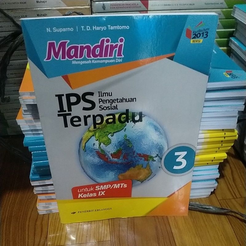 Jual Mandiri Ips Terpadu Untuk SMP/MTs Kelas IX-9-3 Erlangga | Shopee Indonesia