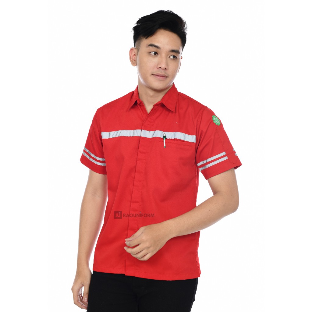 Jual Atasan Wearpack tangan pendek/Baju kerja proyek/seragam safety ...