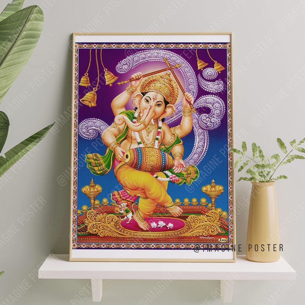 Jual Poster Gambar Dewa Hindu - Poster Dewa Ganesha A3 - V10 | Shopee ...