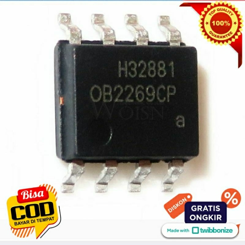 Jual ic pwm regulator switching ob2269cp | Shopee Indonesia