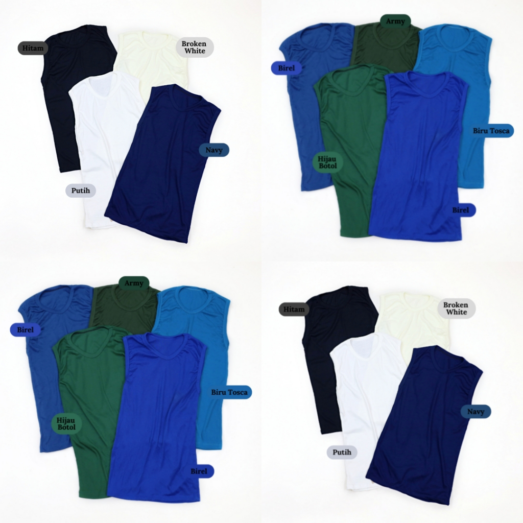 Jual Singlet Pria fit to XXXL / KATUN Stretch Baju Polos Super Jumbo ...