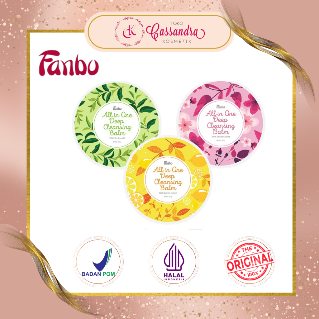 Jual FANBO ALL IN ONE DEEP CLEANSING BALM 30 GR ALL VARIANT | Shopee ...