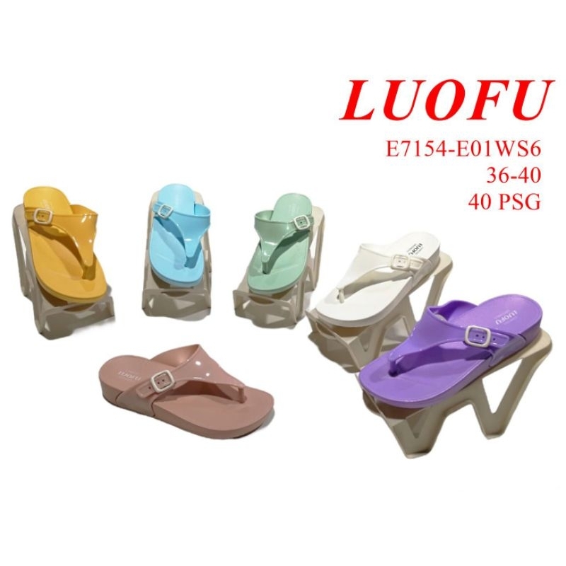Jual Sandal luofu jelly wanita import | Shopee Indonesia