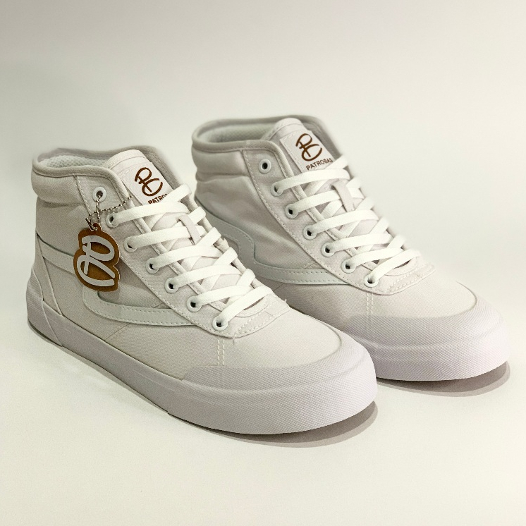 Jual Sepatu Patrobas New Ivan High Triple White ( Size 35 - 45 ...