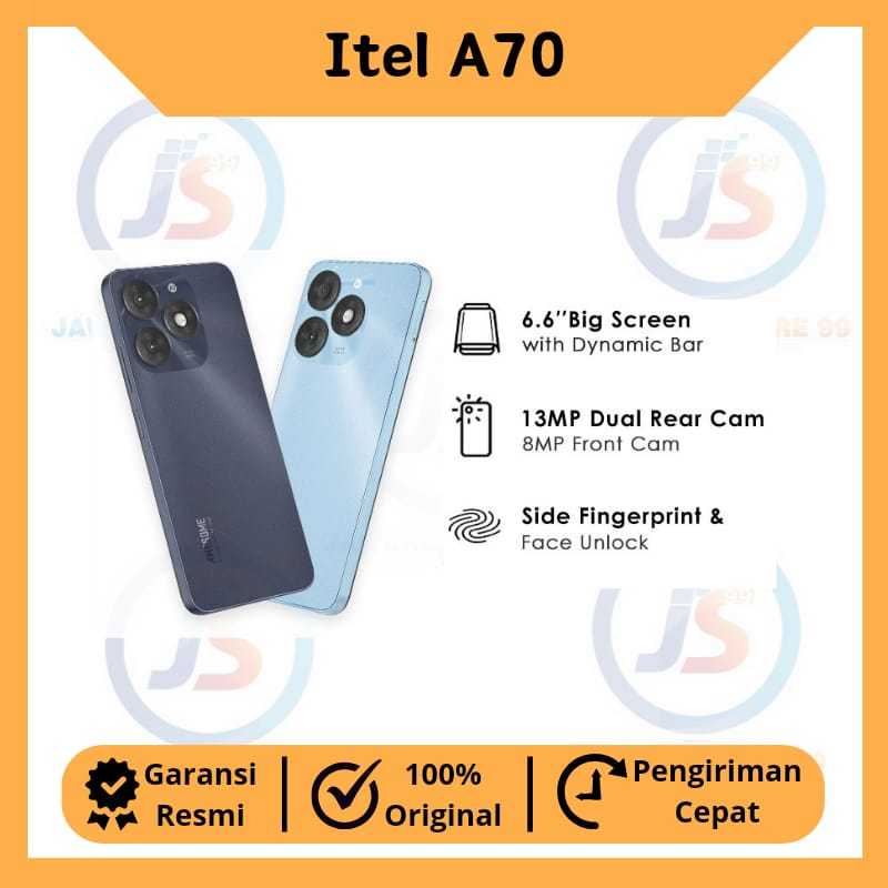 Jual itel A70 ROM 4/256GB - 13MP Super HDR Camera - Big Screen with ...