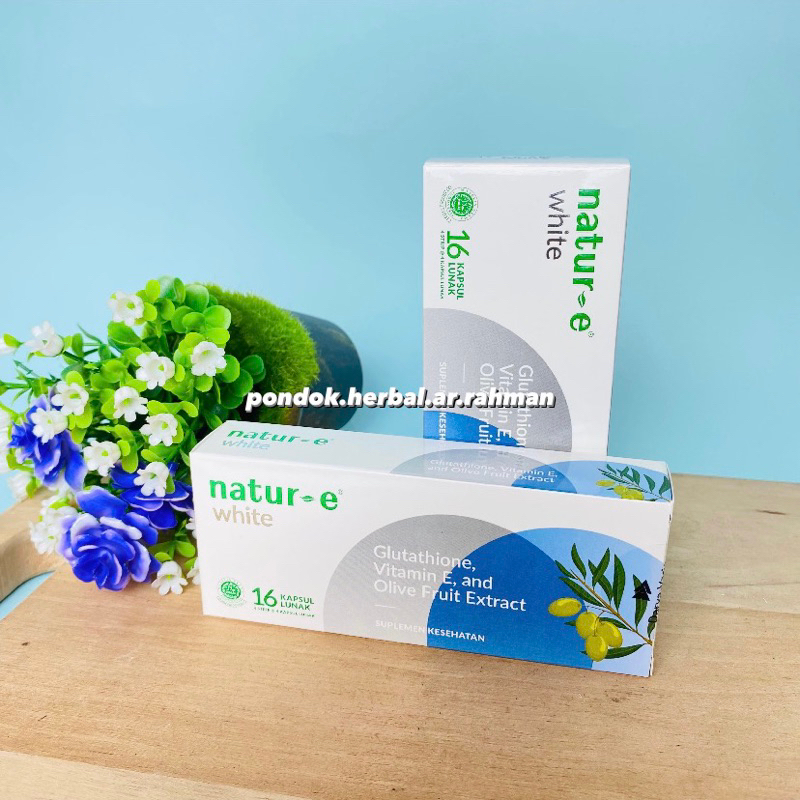 Jual NATUR -E WHITE (suplemen pencerah kulit) | Shopee Indonesia