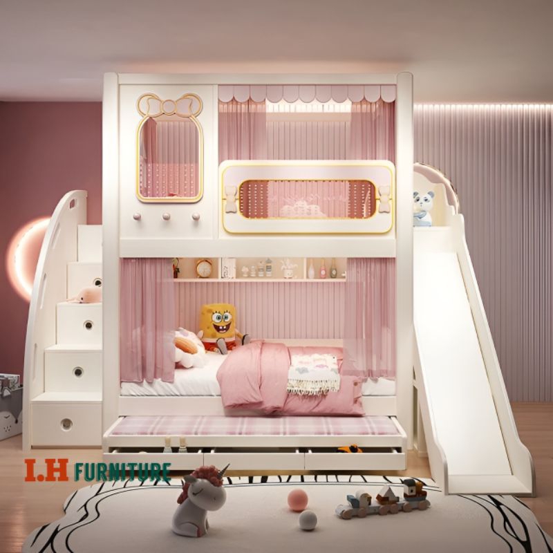 Jual bisa custom tempat tidur tingkat anak , ranjang susun anak murah ...