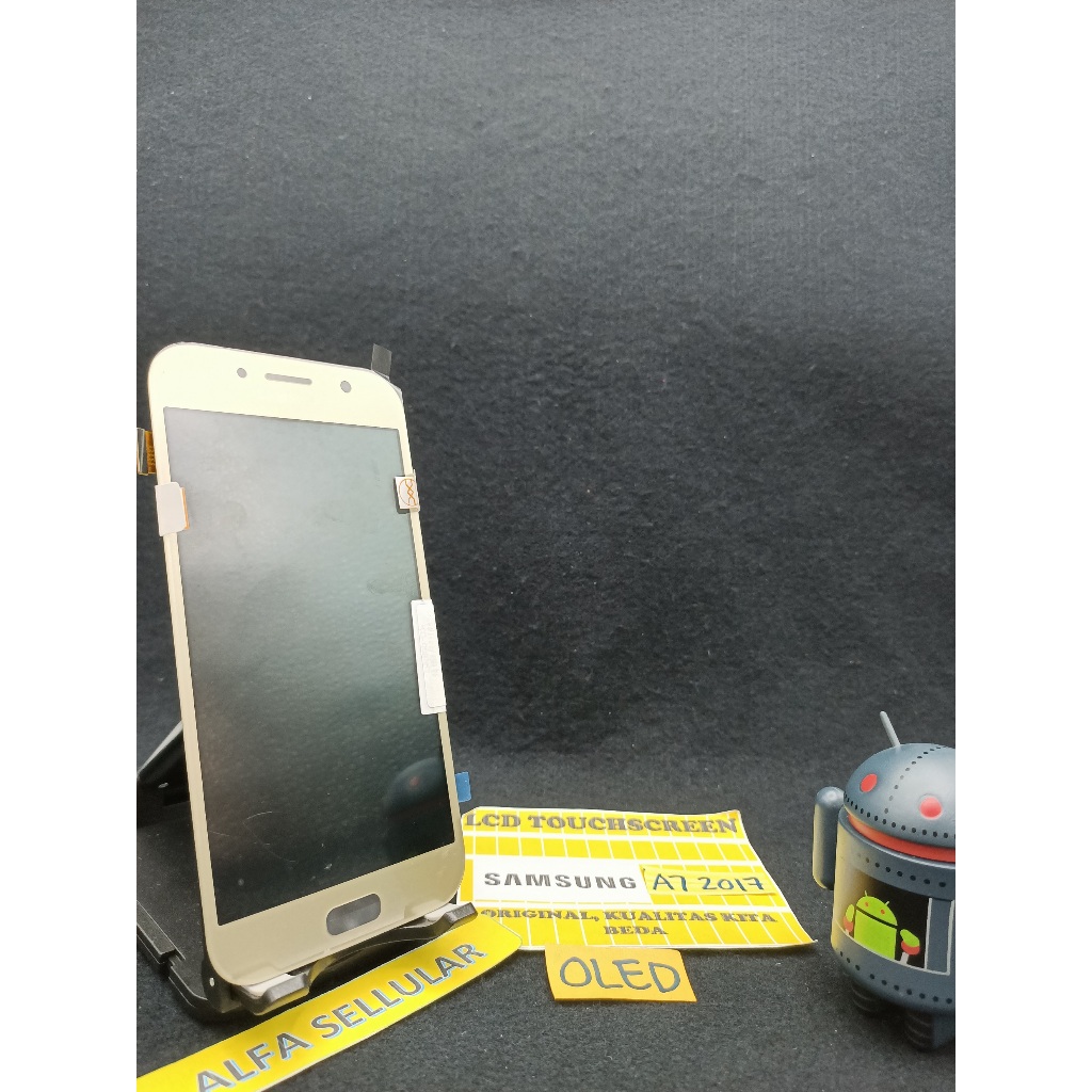 Jual LCD TOUCHSCREEN SAMSUNG A7 2017 A720 OLED - Gold | Shopee Indonesia