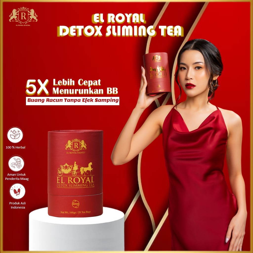 Jual El Royal Herbal Tea Teh Hijau Diet Minuman Pelangsing Sliming ...