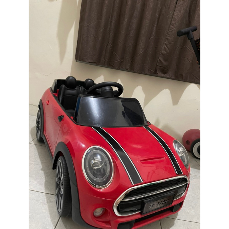 Jual Mobil Aki listrik Remote control minicooper | Shopee Indonesia