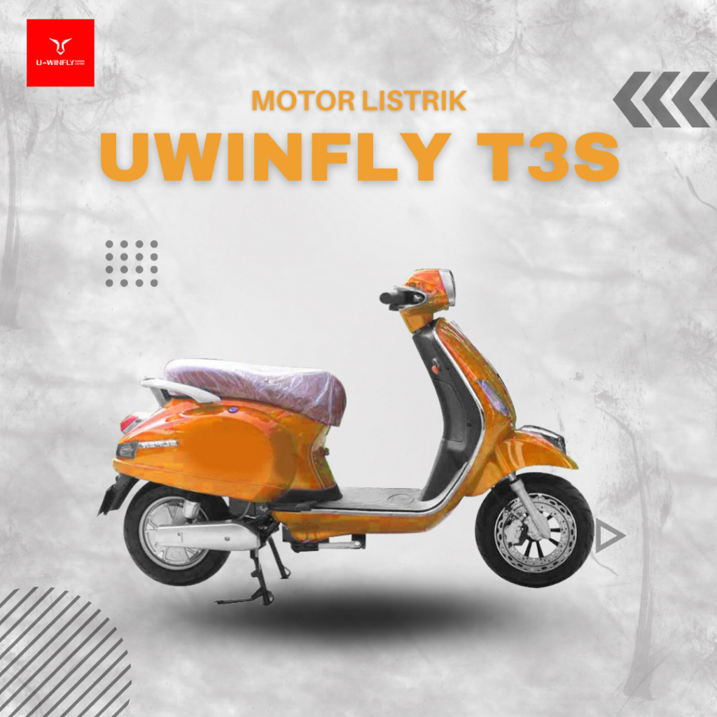 Jual Motor Listrik Uwinfly T3s/Orange/Terjamin Ori 100% | Shopee Indonesia