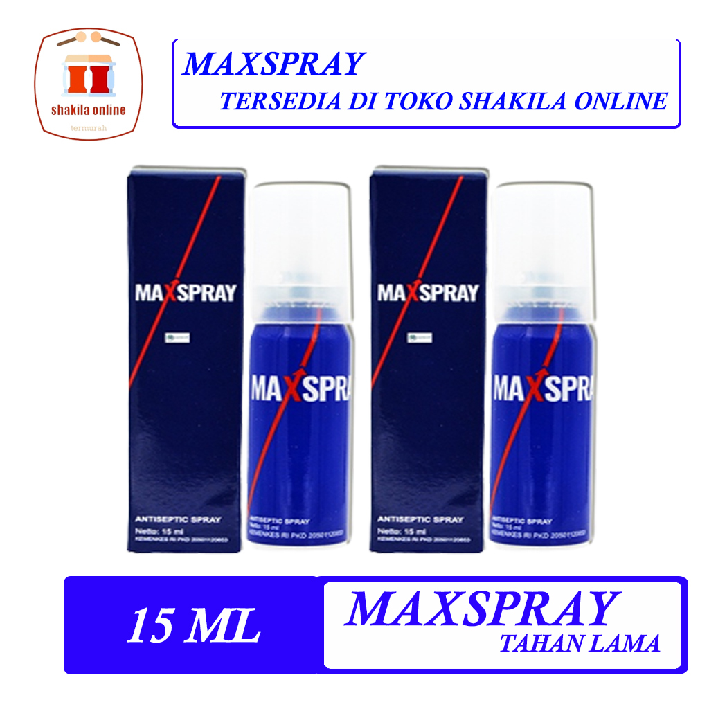 Jual MAXSPRAY Antiseptic Spray 15 ml - Max Spray 15ml | Shopee Indonesia