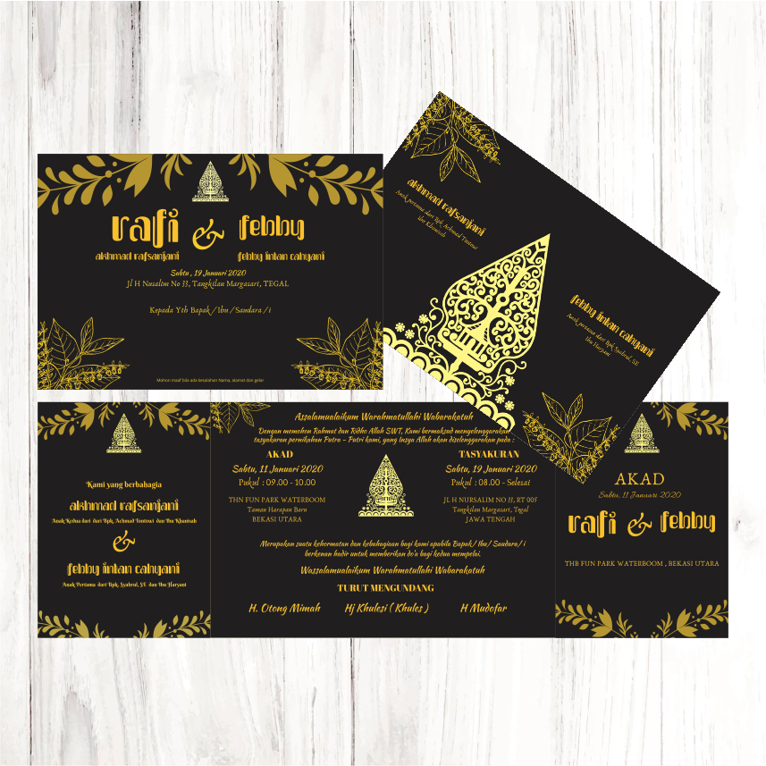 Jual Undangan Pernikahan Gunungan Wayang | Shopee Indonesia