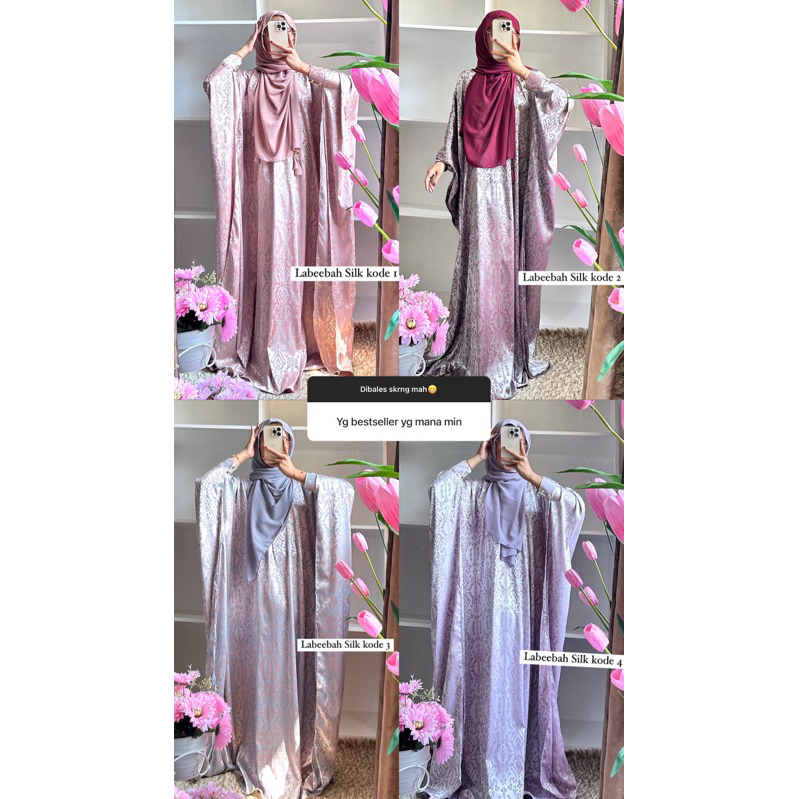 Jual Abaya Labeebah Silk | Shopee Indonesia