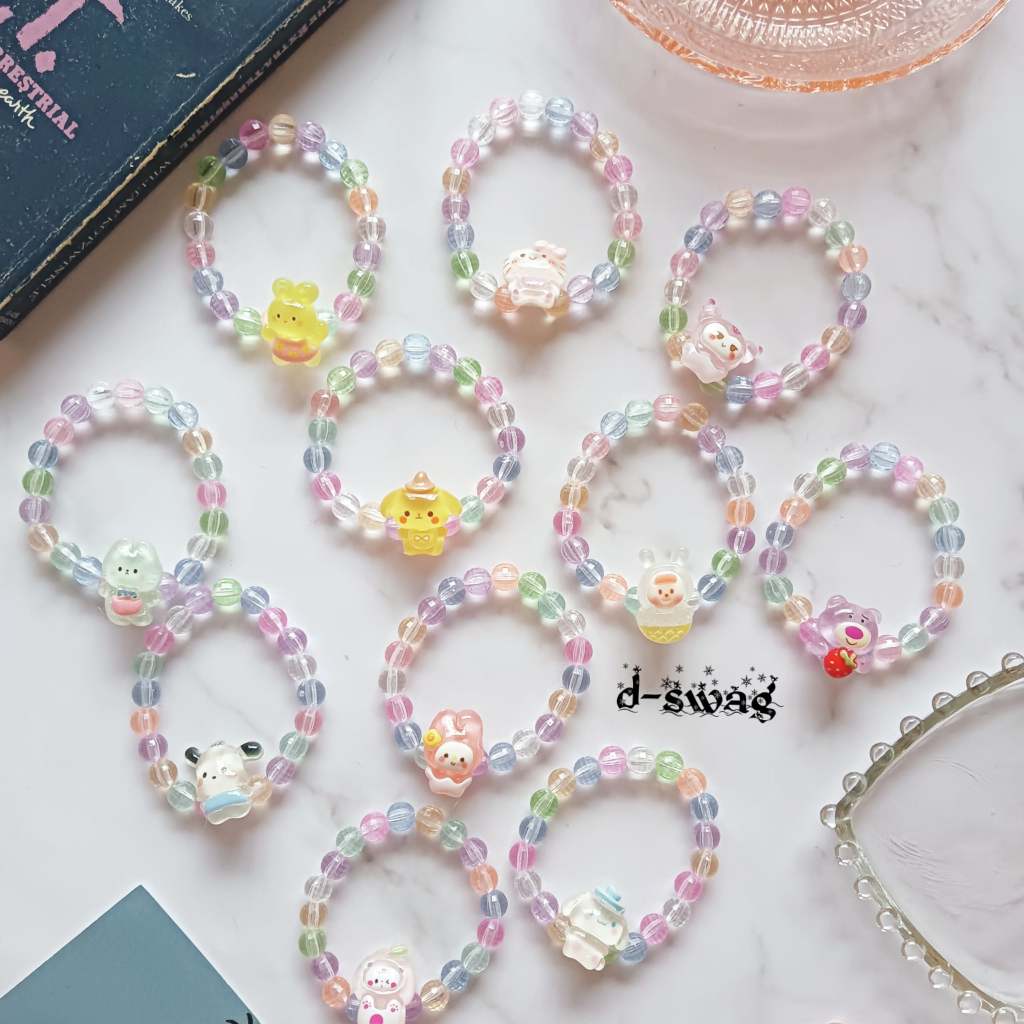 Jual Gelang Kuromi Cinnamoroll My Melody Pompompurin Pochacco Sanrio ...