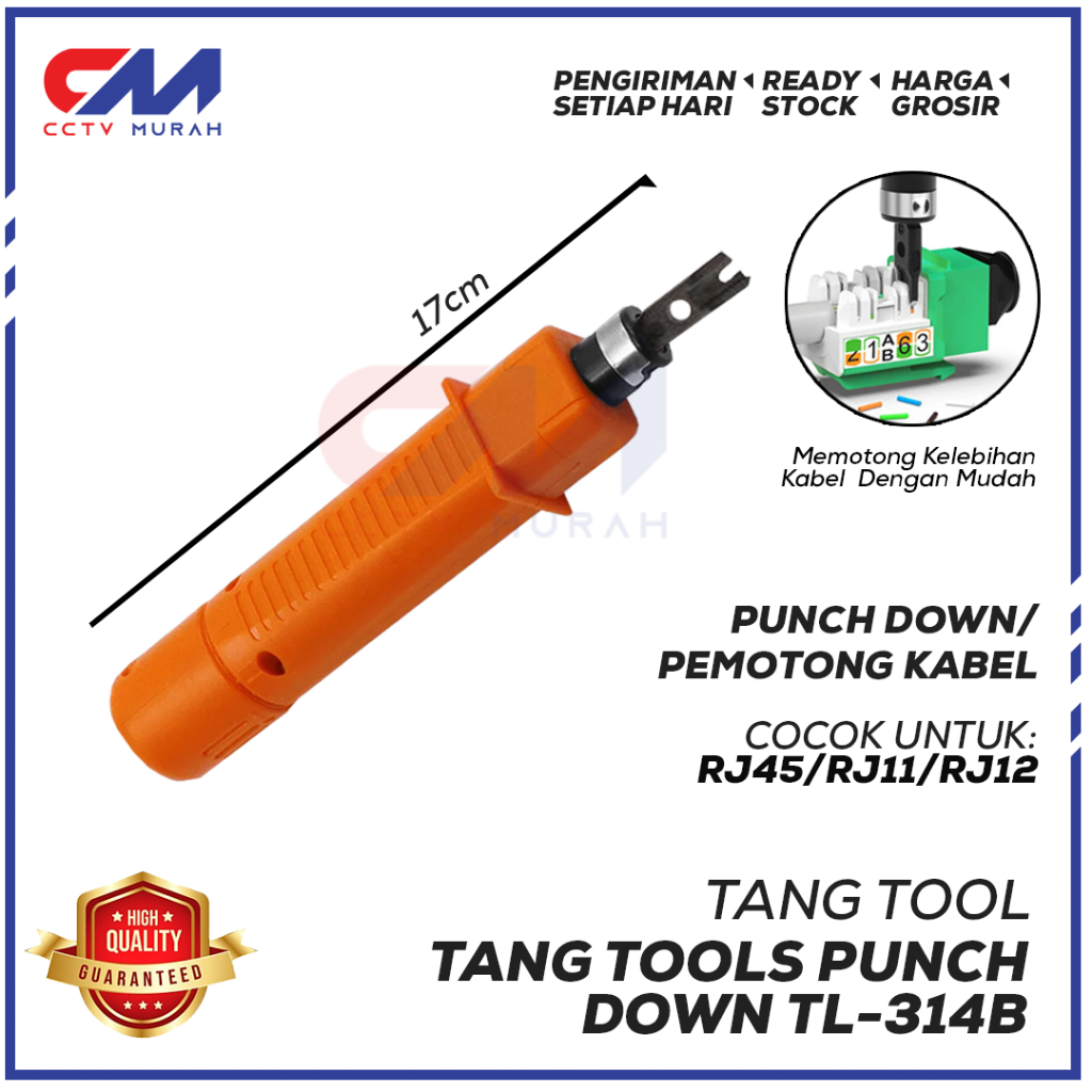 Jual Punch Down Tool , Alat Potong Kabel RJ45 | Shopee Indonesia