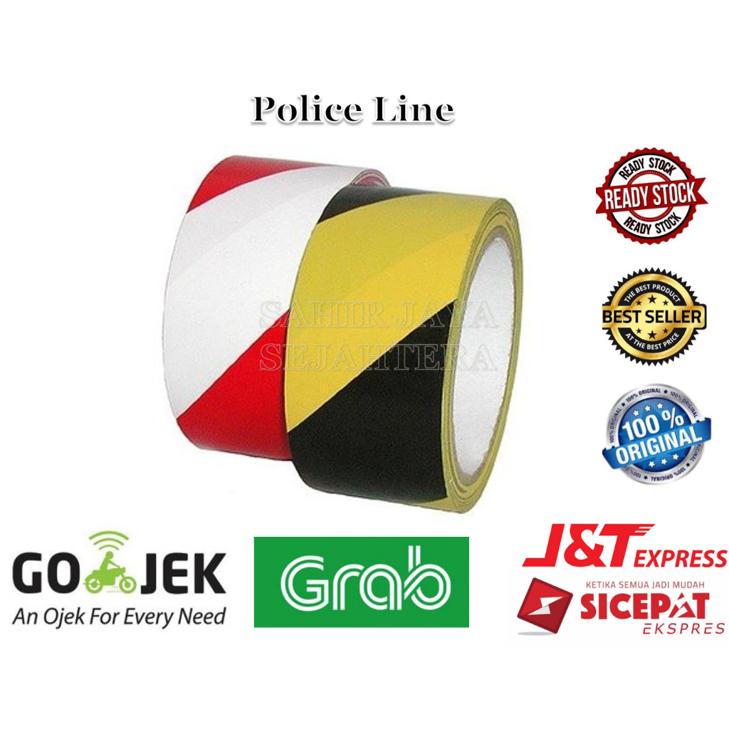 Jual Police Line Barricade Line Garis Polisi 2 Inchi Panjang 300 Meter ...