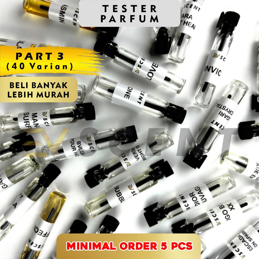 Jual EV SCENT - TESTER VIAL Parfum Aroma Tahan Lama (PART 3) - Identik ...