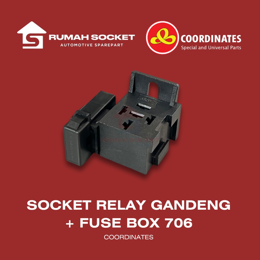 Jual SOCKET RELAY GANDENG / SOKET BANGKU / SET RUMAH SEKRING FUSE BOX ...