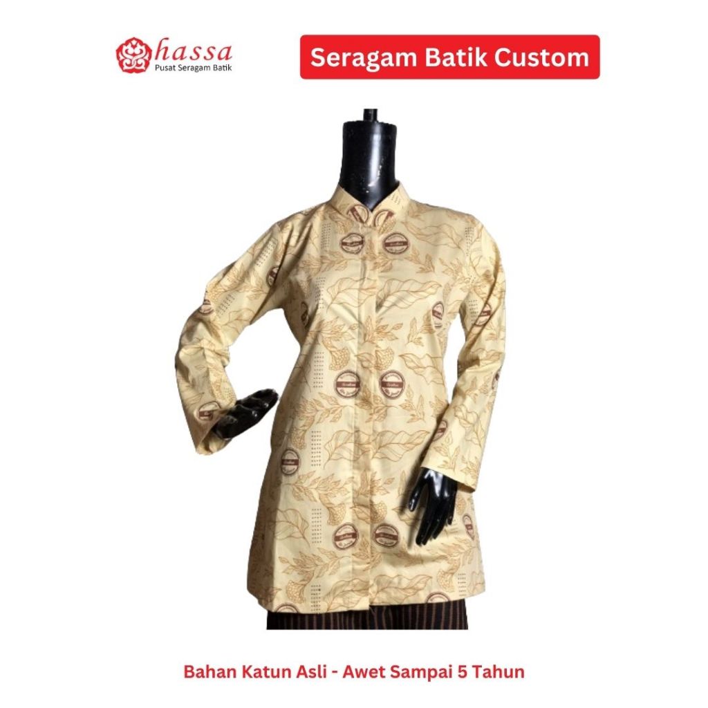 Jual Hassa Batik - Seragam Kerja Custom - Batik Custom | Shopee Indonesia