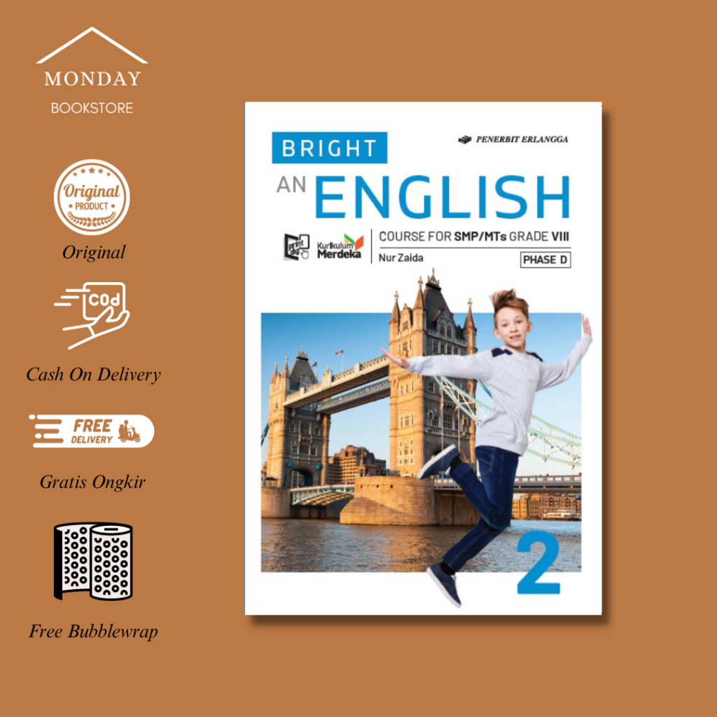 Jual BRIGHT 2 AN ENGLISH COURSE FOR SMP/MTS/KM | Shopee Indonesia