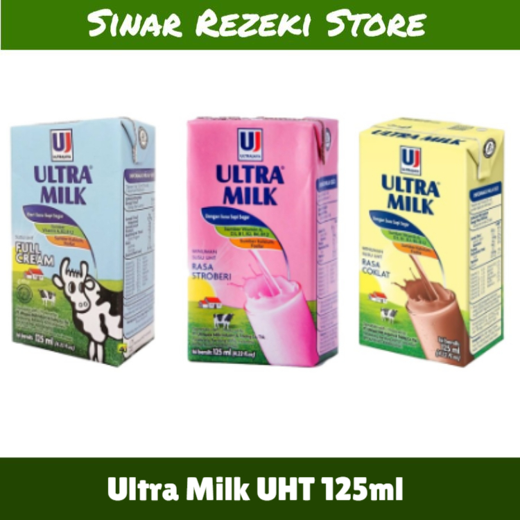 Jual Ultra Milk UHT 125ml / Susu UHT / Ultra Milk | Shopee Indonesia