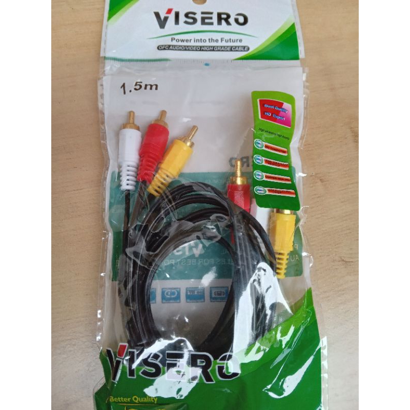 Jual Kabel RCA 3 jack to 3 jack | Shopee Indonesia