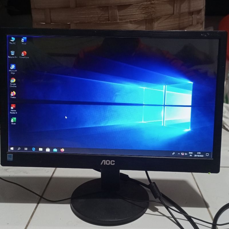 Jual MONITOR LED AOC 15.6 INCH E1670SW SECOND BAGUS | Shopee Indonesia