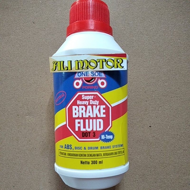 Jual Minyak rem oli rem DOT 3 brake fluid red MERAH 300ml ori ONE SOE ...