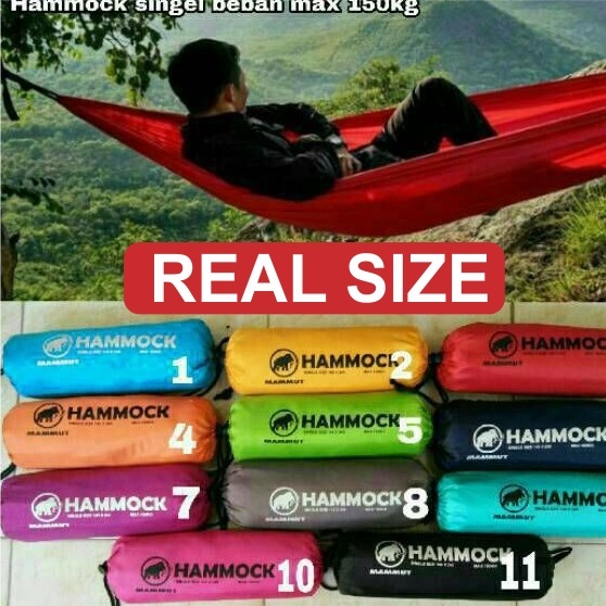 Jual Hammock Atau Ayunan Gantung Camping Ultralight pelles kahatex atau ...