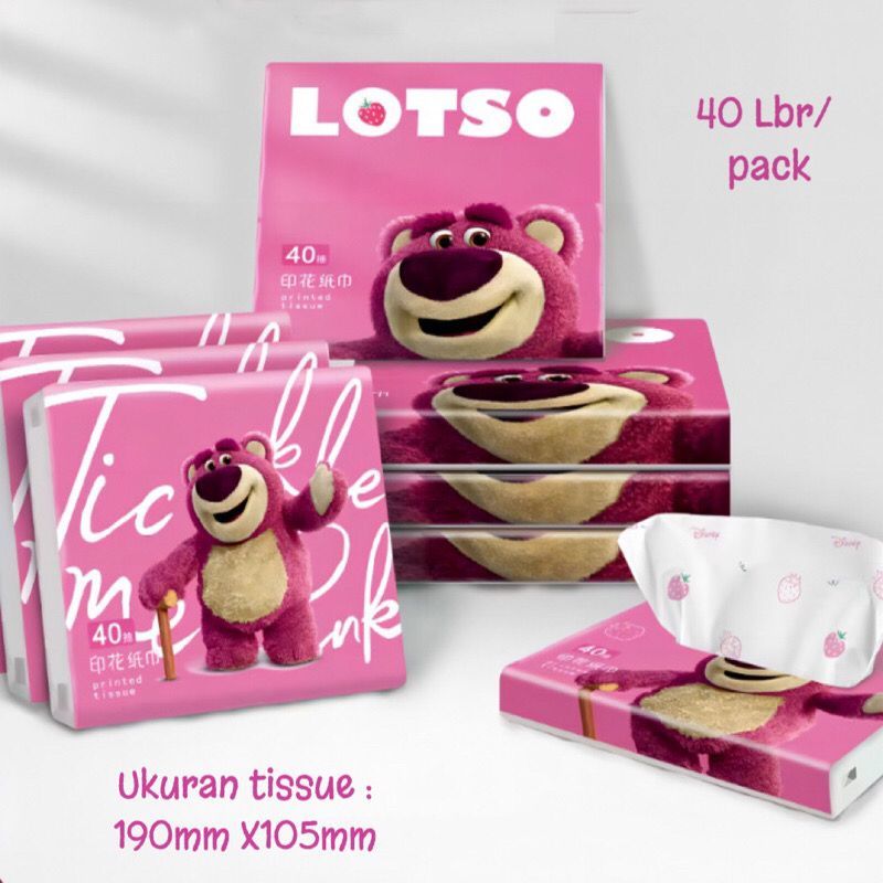Jual TISSUE Motif Lucu Tisu Wajah Kering Impor Praktis Tissue Anak ...