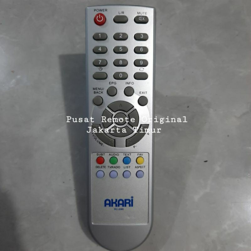 Jual REMOTE REMOT TV AKARI RC-2080 ORIGINAL | Shopee Indonesia