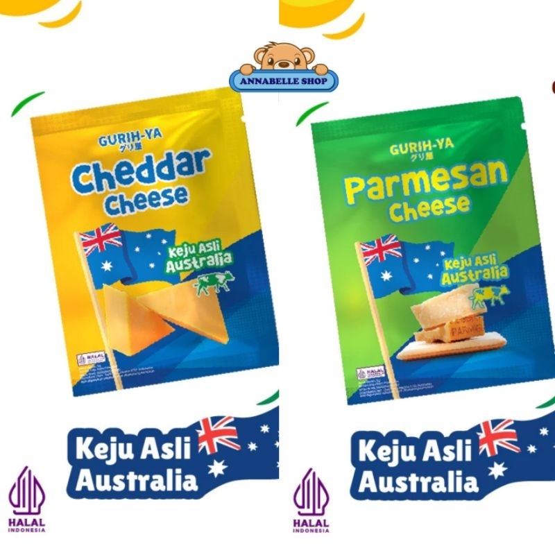 Jual Gurih Ya Cheese Sachet Parmesan Cheddar | keju bubuk 5gr | Shopee ...