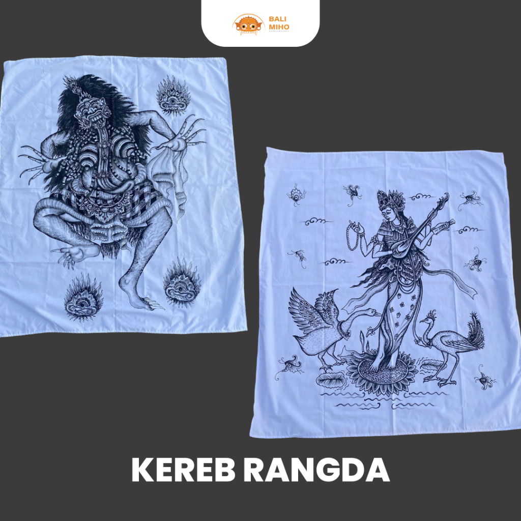 Jual Kereb Rangda Bali Kereb Kain Rangda Kain Kasa Penutup Kepala ...