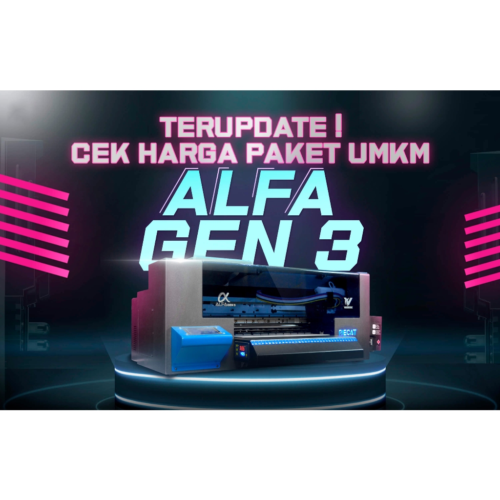 Jual PRINTER DTF RIECAT ALFA | PRINTER SABLON KAOS DTF | MESIN DTF A3 ...