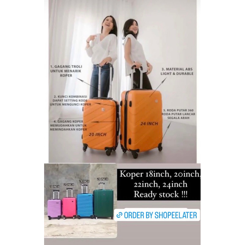Jual koper berbagai ukuran ready polo fiber tahan banting | Shopee ...