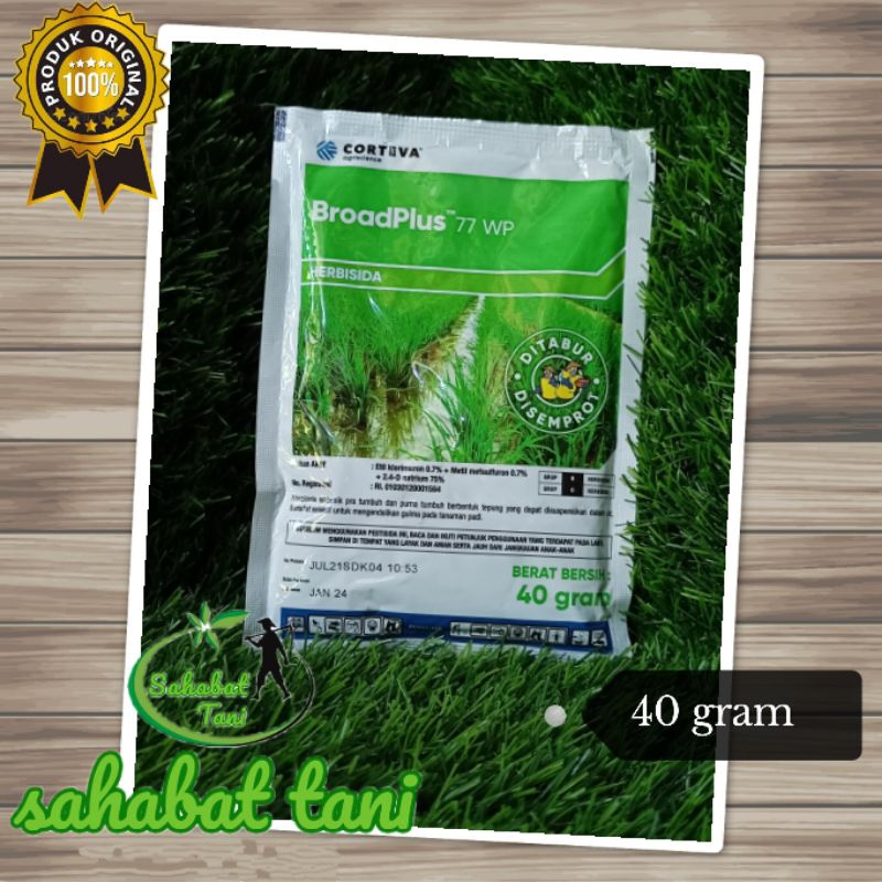 Jual HERBISIDA PADI BROADPLUS 77WP 40gr_ALLY PLUS | Shopee Indonesia