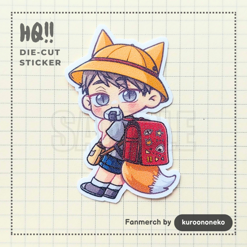 Jual [kuroononeko] Sticker Haikyuu Kindergarten Series Hinata Shoyo ...