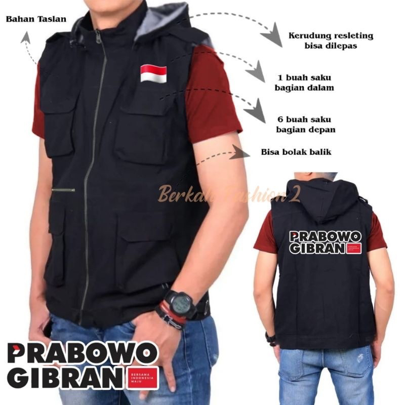 Jual JAKET ROMPI RELAWAN PRABOWO GIBRAN / PRAGIB / ROMPI GEMOY | Shopee ...