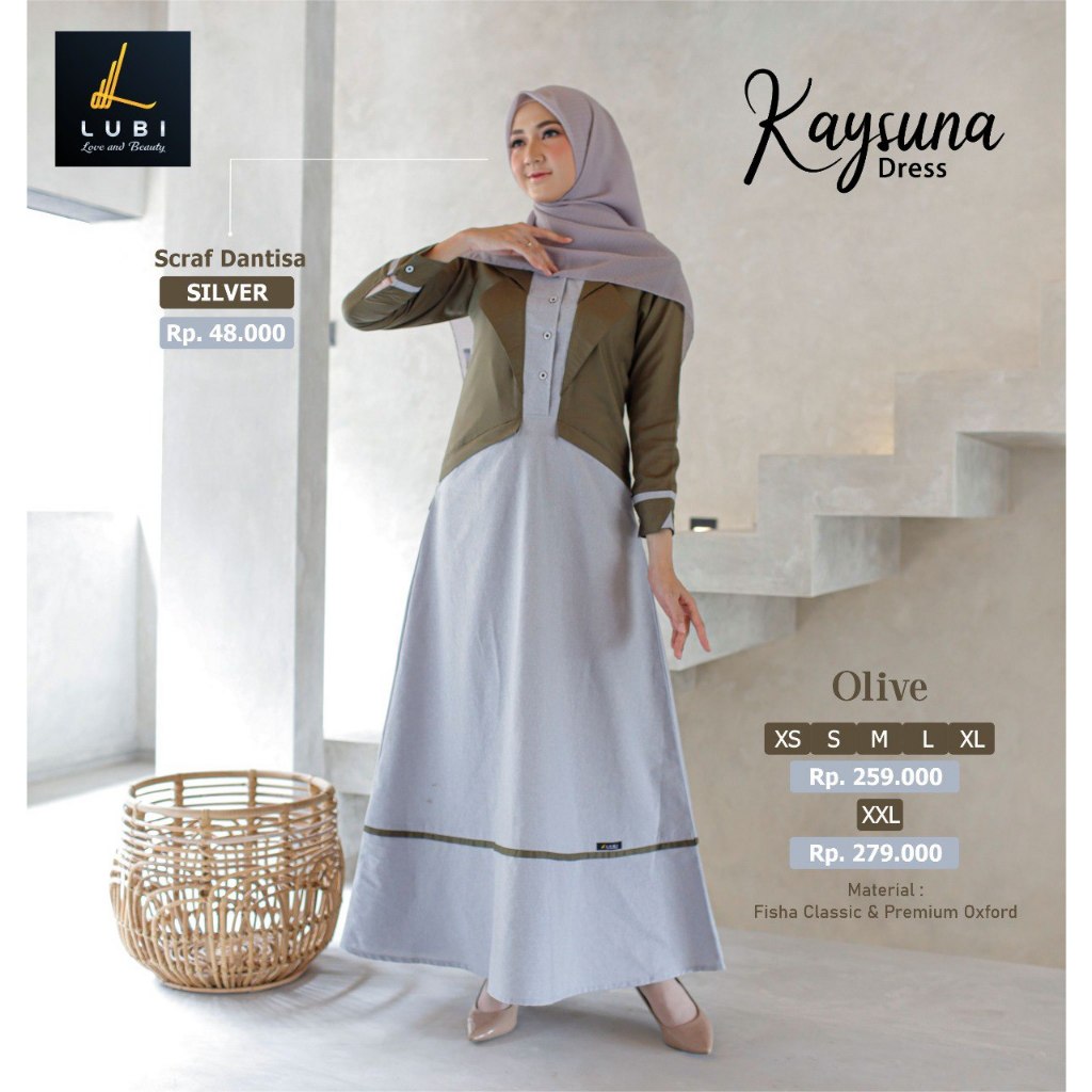 Jual LUBI KAYSUNA DRESS SIMPLE | Shopee Indonesia