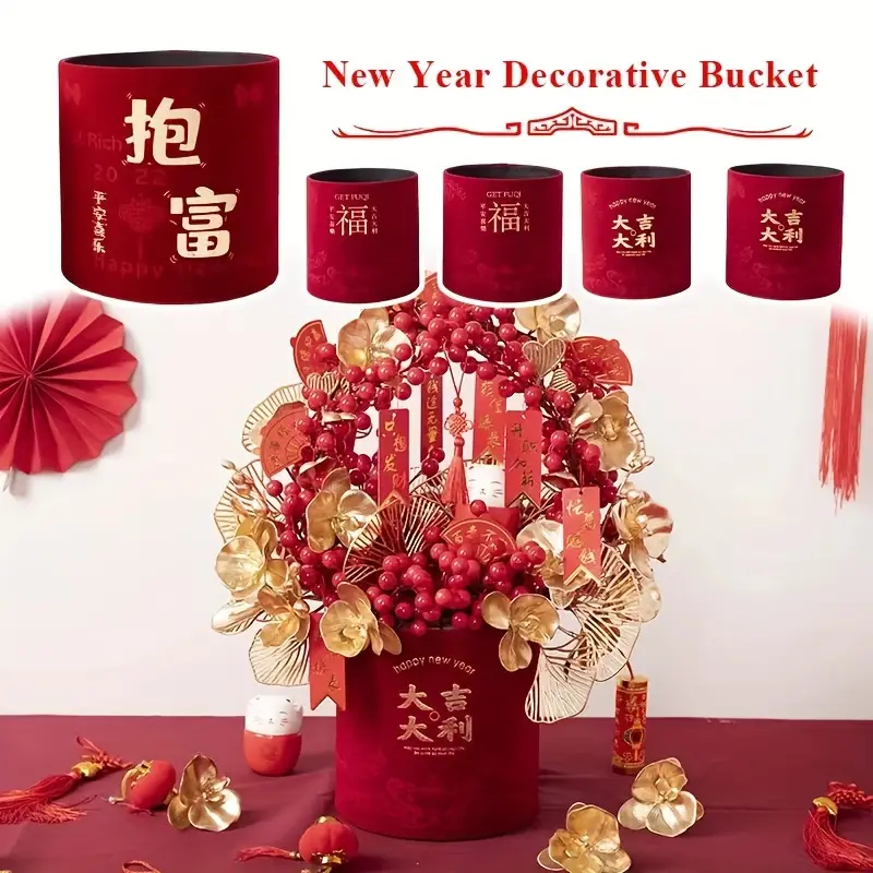 Jual FLOWER BOX HAMPERS EDISI IMLEK/BOX BUCKET BUNGA CHINESE NEW YEAR ...