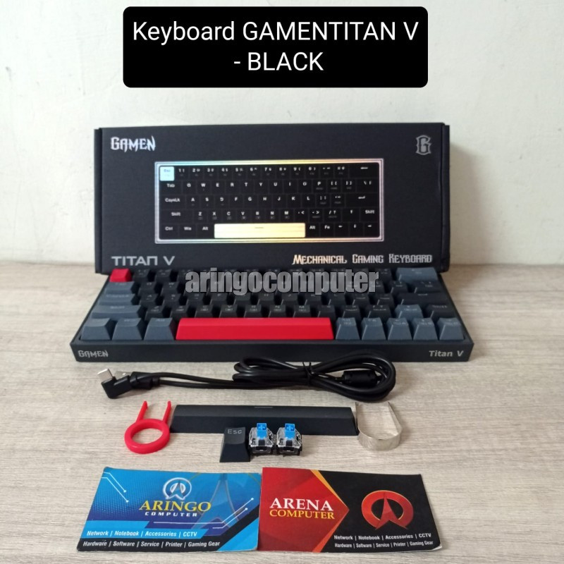 Jual Keyboard GAMEN TITAN V - BLACK | Shopee Indonesia