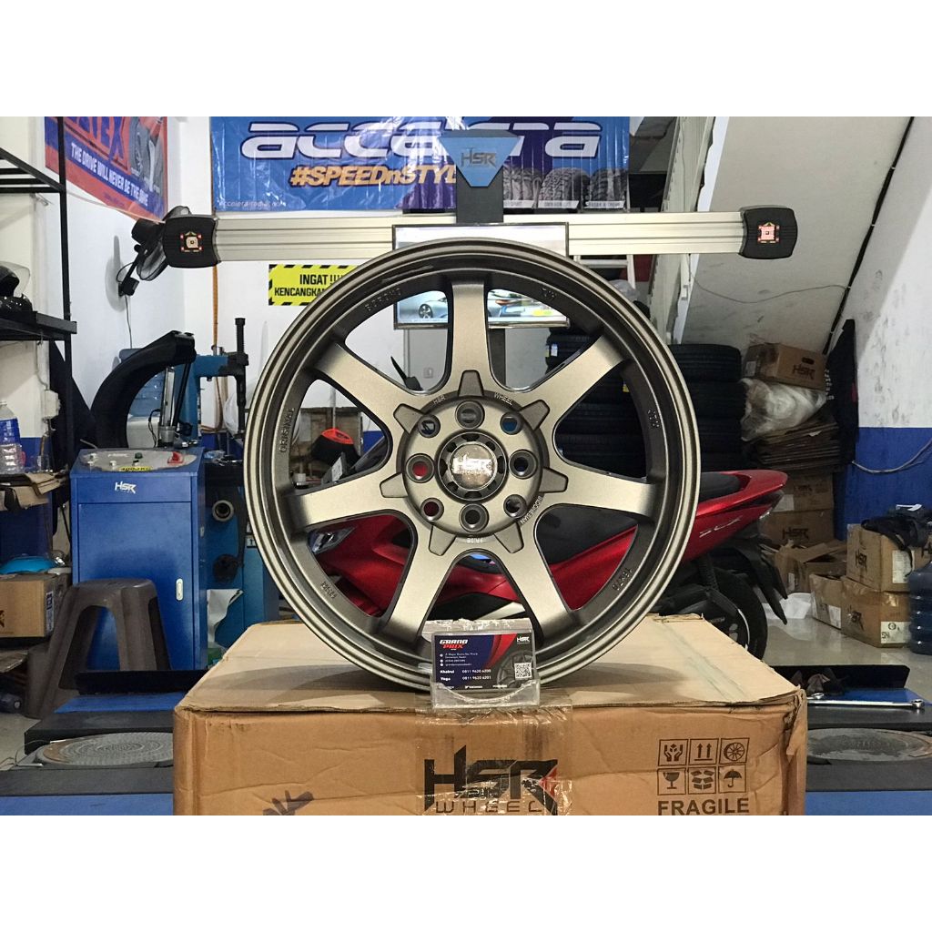 Jual Velg Pelek JDM RACING BOROKO TJH Merk HSR WHEEL Model Palang Te37 ...