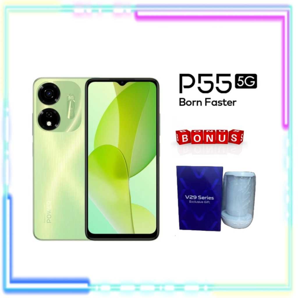 Jual ITEL P55 5G & 4G 6/128 & 8/256 NEW GARANSI RESMI | Shopee Indonesia