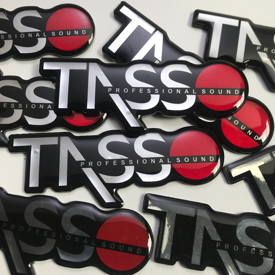 Jual Logo Emblem TASSO Audio | Logo Emblem Merk Audio Professinal ...