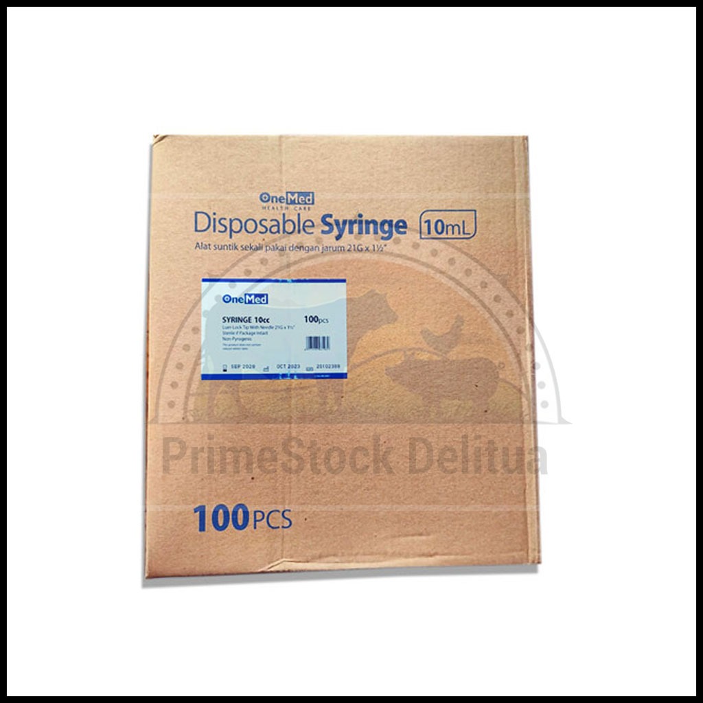 Jual Spuit Sekali Pakai OneMed 10ml - Dosis Obat Optimal untuk Hewan ...