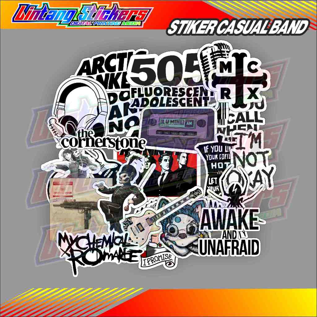 Jual STIKER PACK CASUAL BAND / STIKER PACK VIRAL / STIKER PACK HELM ...