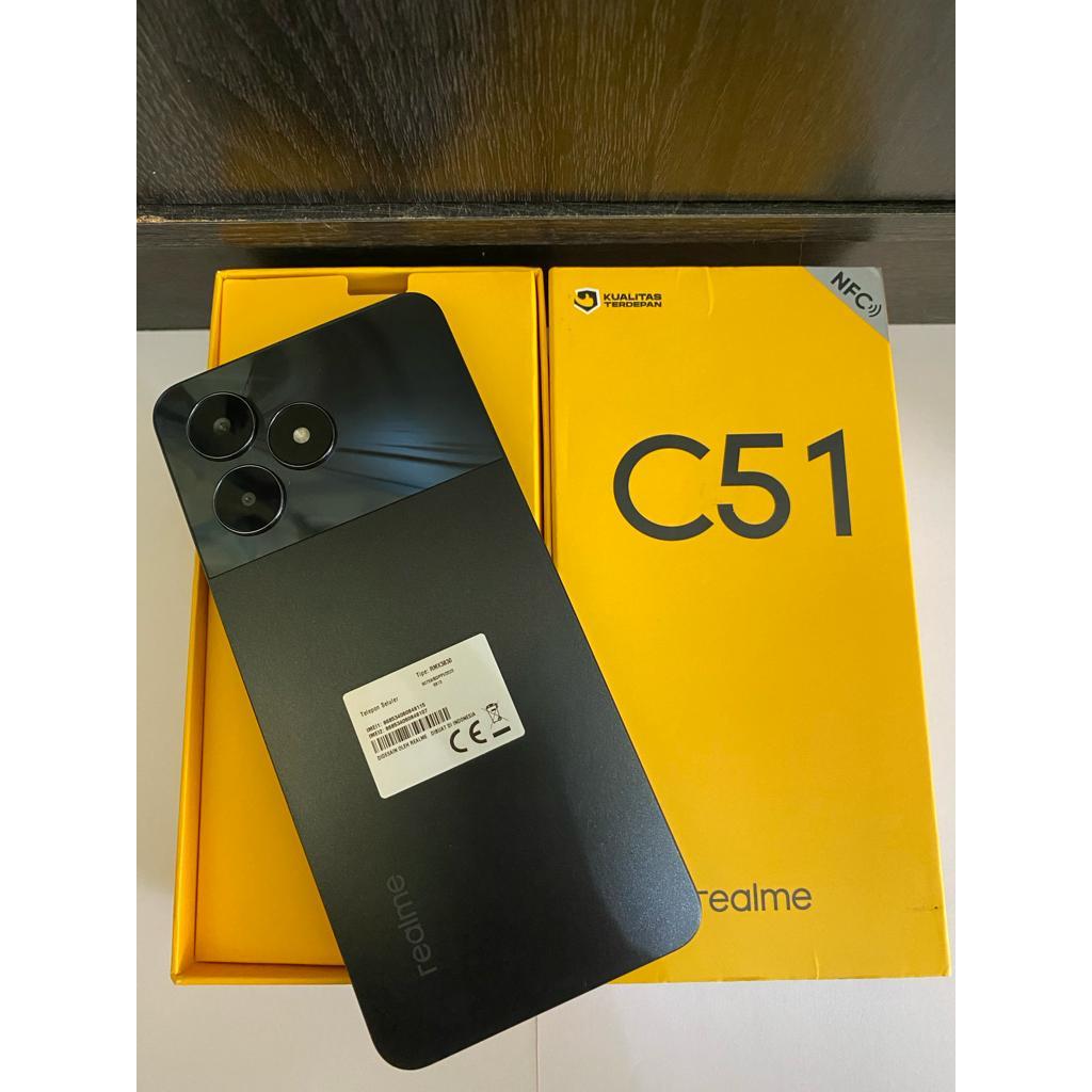 Jual REALME C51 4/128 GB SECOND FULLSET GARANSI | Shopee Indonesia