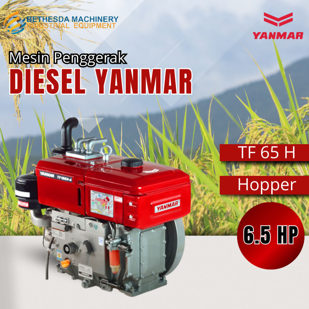 Jual Mesin Diesel Penggerak 6.5 HP TF 65 H Hopper YANMAR | Shopee Indonesia