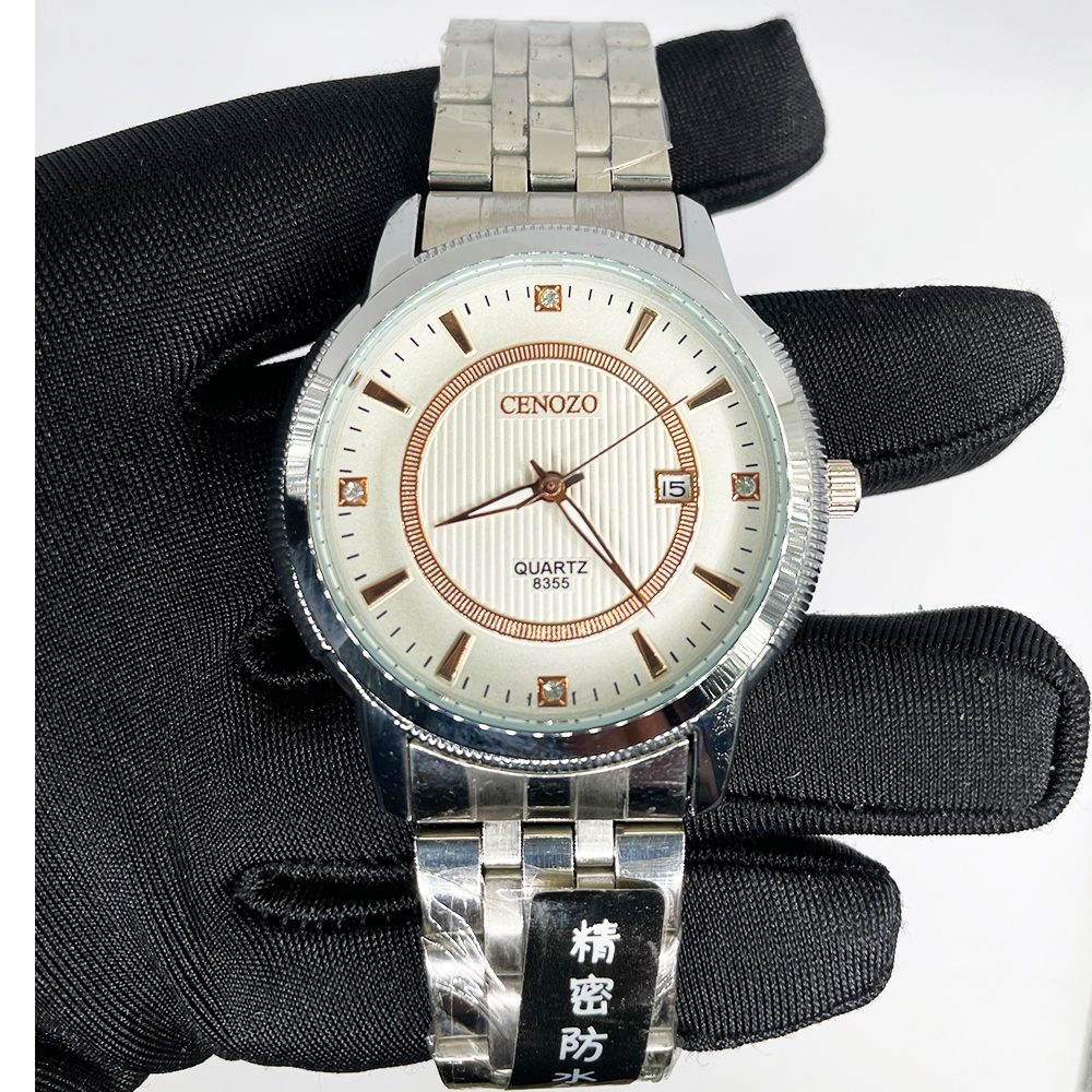 Jual Jam Tangan Pria Quartz Jam Cowok Jam Rantai Stainless Steel Luxury ...